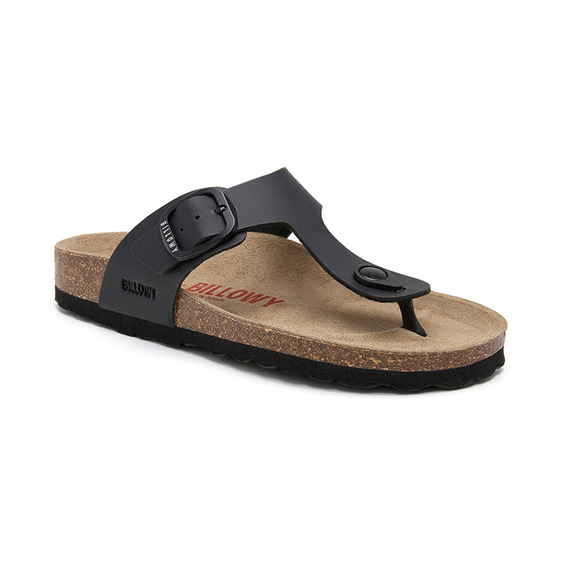 SANDALIA DAKOTA AZABACHE NEGRO MUJER – BillowyShop